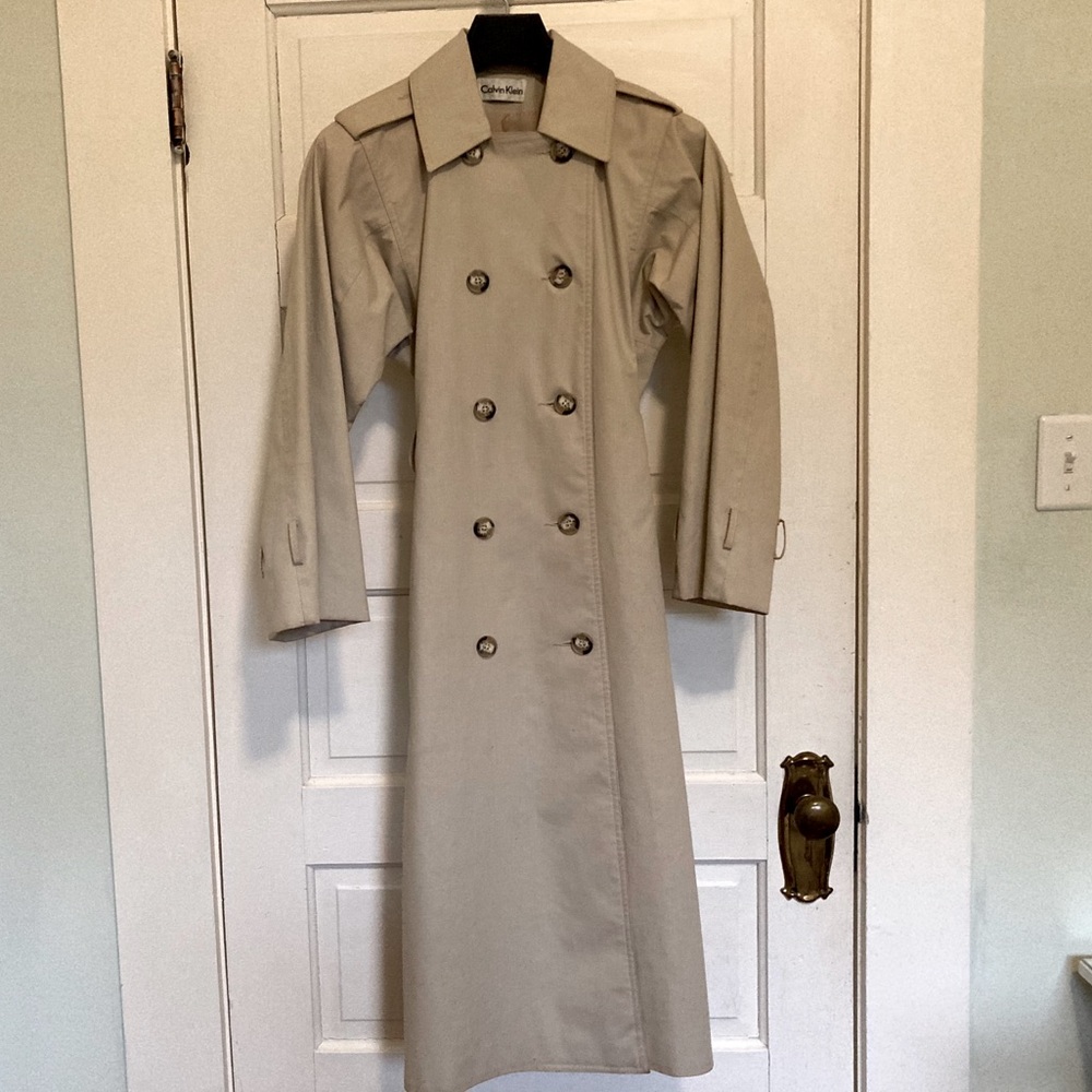 Vintage Calvin Klein Collection Trench Coat - Gem